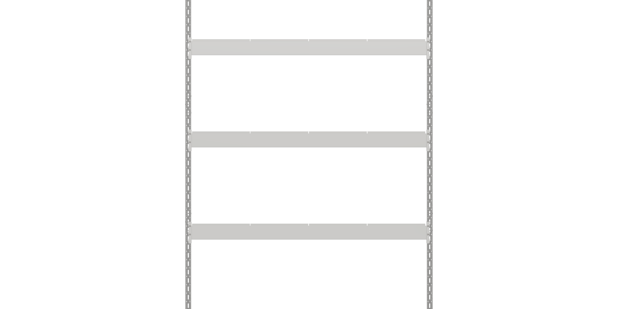 Купить Стеллаж СТ-023 - Цинк - 2000 - 800 - 1200 - RAL 7038 - 6 в Санкт-Петербурге на сайте ДиКом